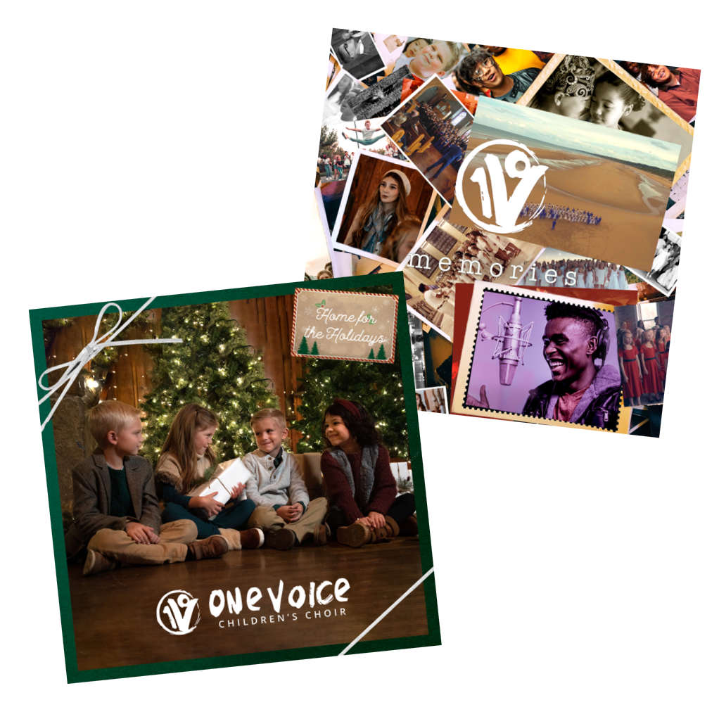 2-Pack CD Bundle: HOME FOR THE HOLIDAYS + MEMORIES – One Voice Children ...